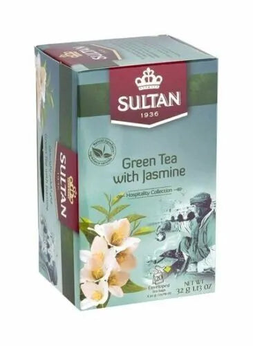 Sultan Green Tea with Jasmine 20 Teabags – Sahar Brand