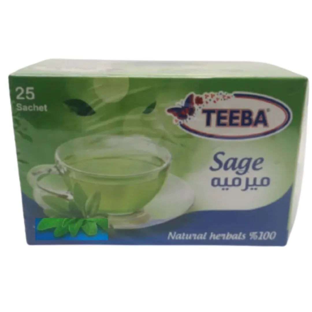 Teeba Sage Tea, 25 Teabags – Sahar Brand