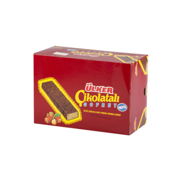Turkish Ulker - Cikolatali Gofret - Box of 36 - Chocolate Wafers ...