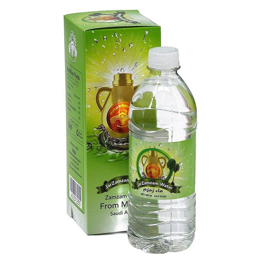 Zamzam Holy Jar Water 16 Oz From Makkah – Sahar Brand