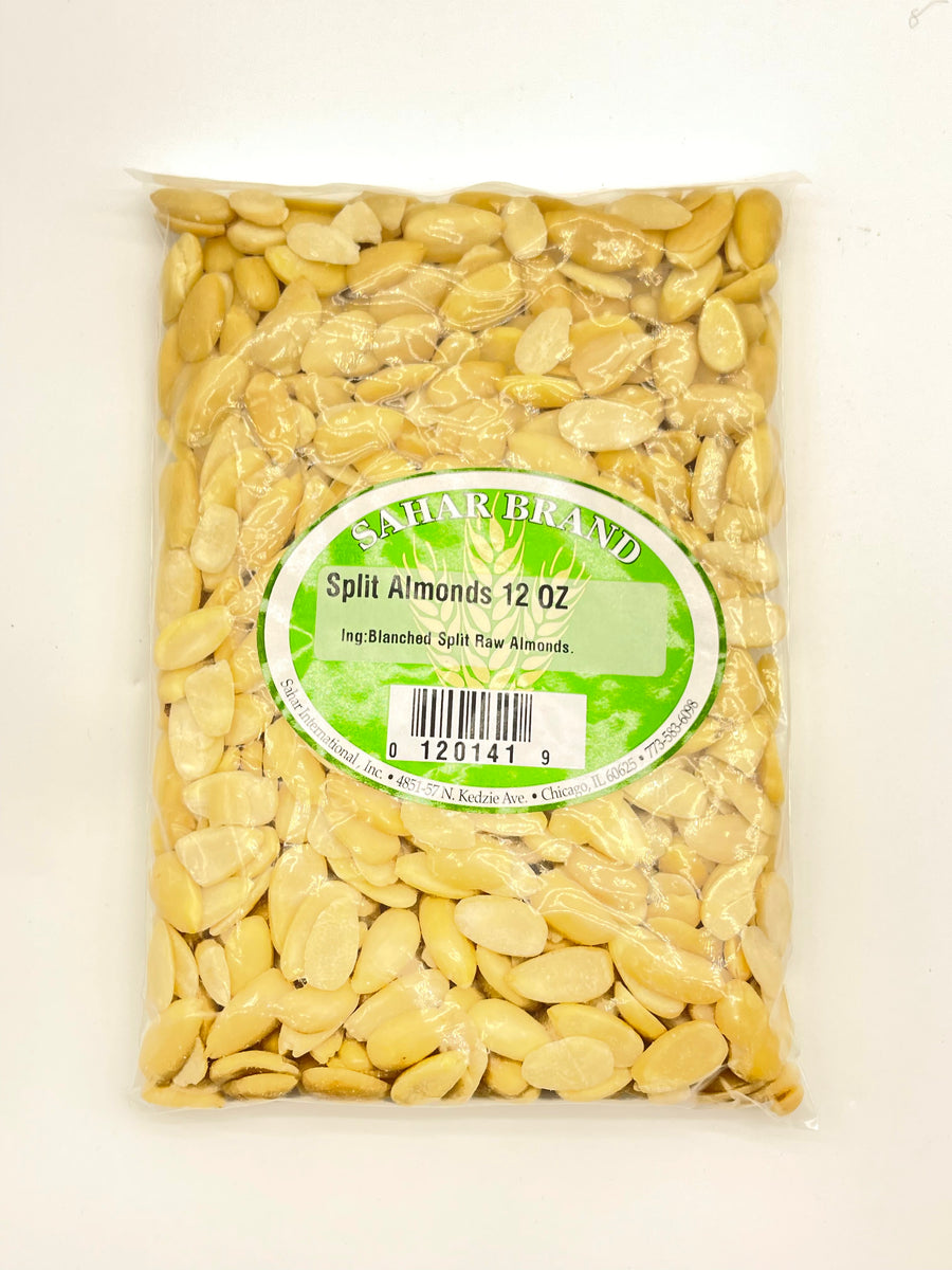 Sahar Brand Split Almonds 12 oz