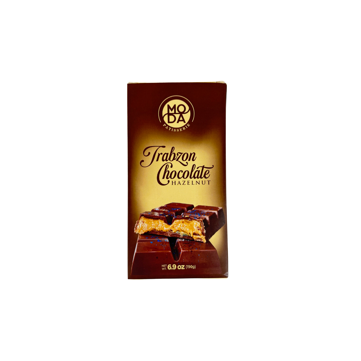 Moda Trabzon hazelnut Dubai Chocolate bar 6.9oz – Sahar Brand
