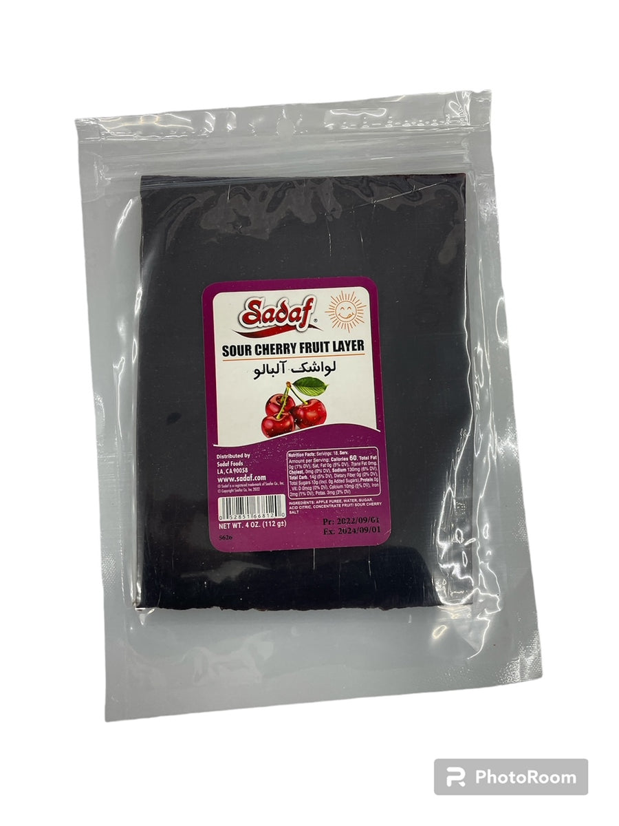 Sadaf Sour Cherry Fruit Layer - Lavashak – Sahar Brand